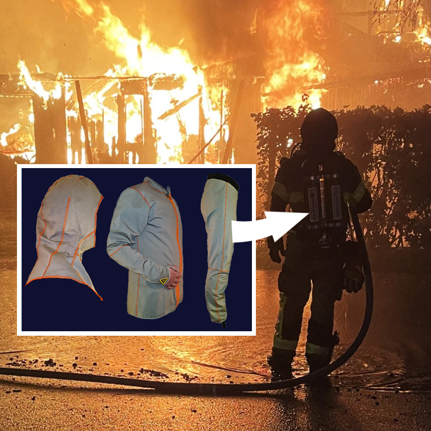 Underställ med aktivt kol ger bäst skydd mot giftiga ämnen